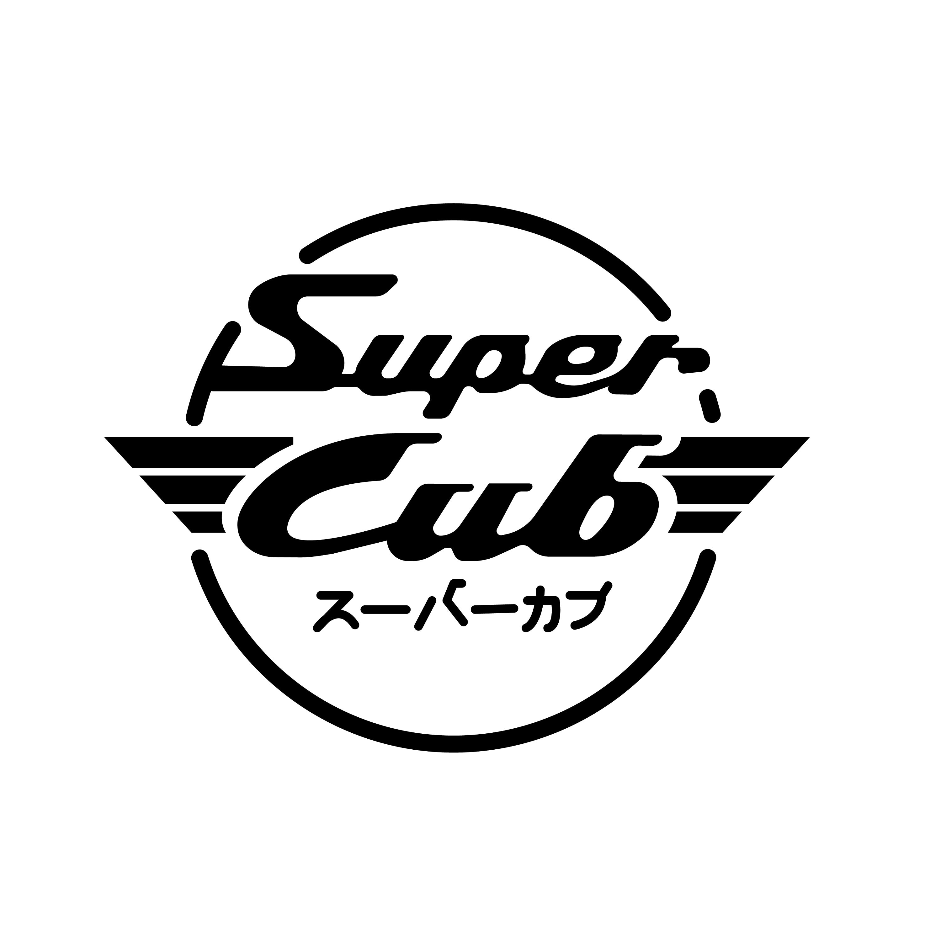 SVG 4 PACK: Honda Super Cub Mini Bike Logo Graphics - SVG for Cricut or ...