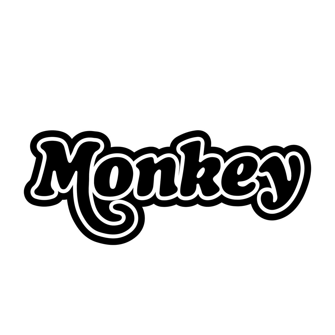 6 PACK SVG File: Honda Monkey Mini Bike Logo Graphics - SVG for Cricut ...