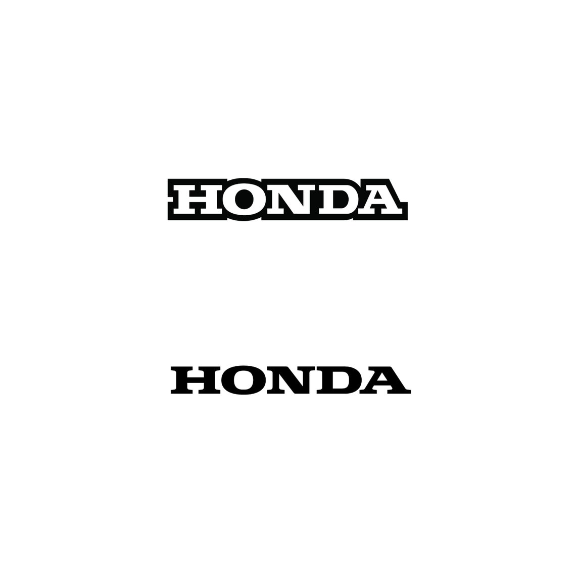 3 PACK SVG File: Honda Motorcycle Vintage Wing Logos L&R + Bonus Logos ...