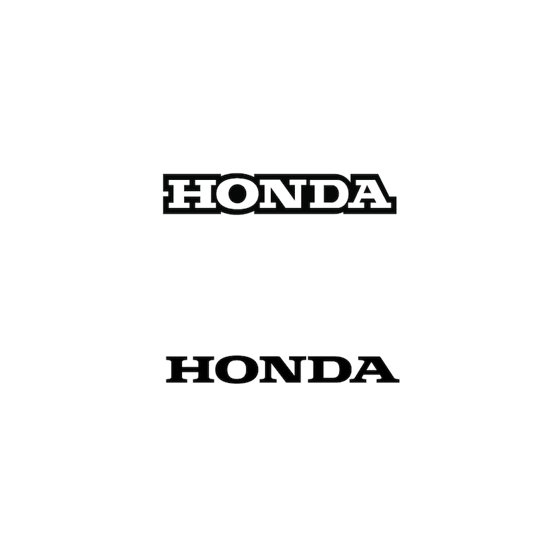 3 PACK SVG File: Honda Motorcycle Vintage Wing Logos L&R + Bonus Logos ...