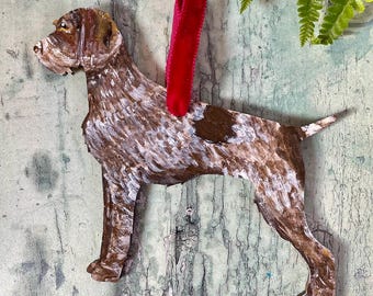 Personalized German Shorthaired Pointer Christmas Ornament: Hand ...