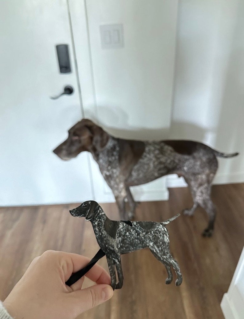 Personalized German Shorthaired Pointer Christmas Ornament: Hand ...