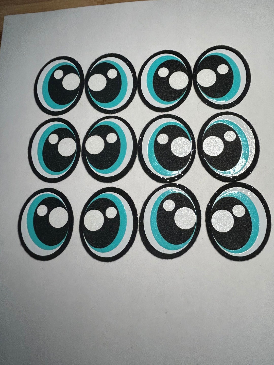 6 Pair Felt Eyes for Amigurumi Kawaii Crochet Eyes 30mm Craft Eyes Cute ...