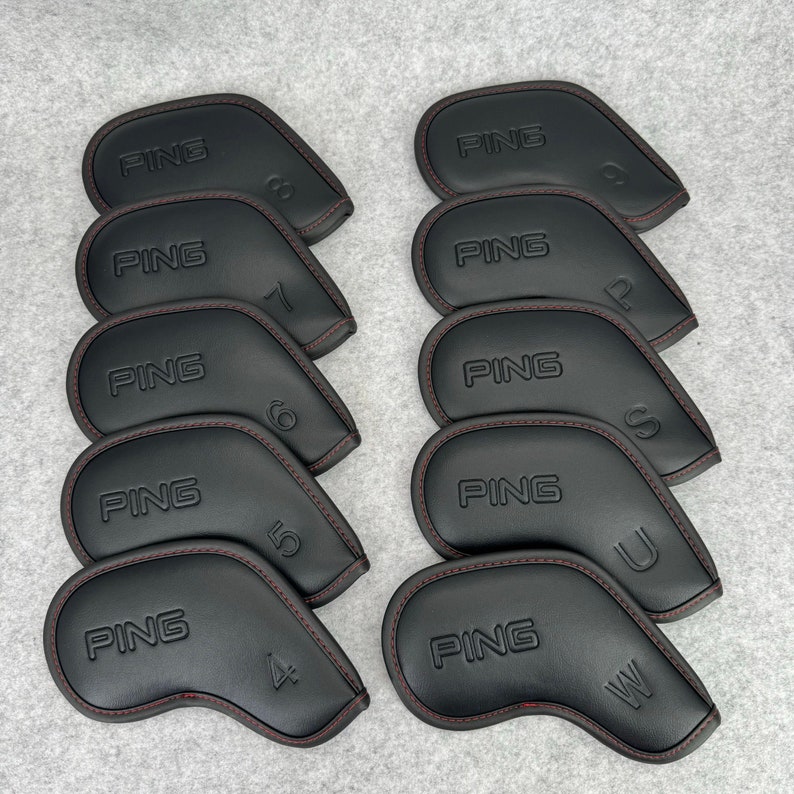 PING Magnetic Golf Club Head Covers, Protective Iron Cover, Unisex Gift ...