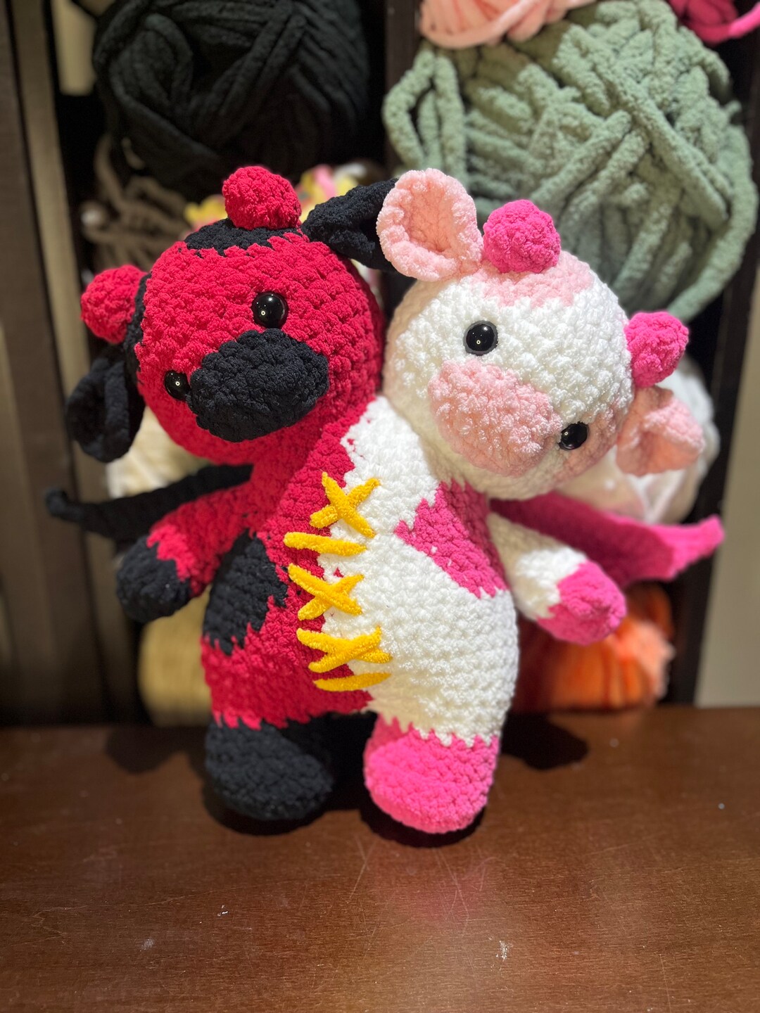 Good/bad Cow Plushie - Etsy