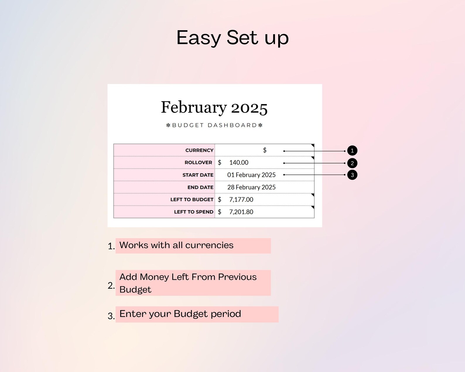 Budget Planner Google Sheet Monthly Budget Spreadsheet Paycheck Budget ...