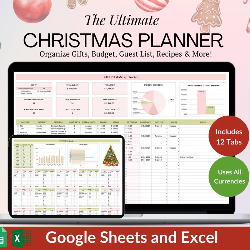 Christmas Gift Tracker - 60+ Gift Ideas for 2025