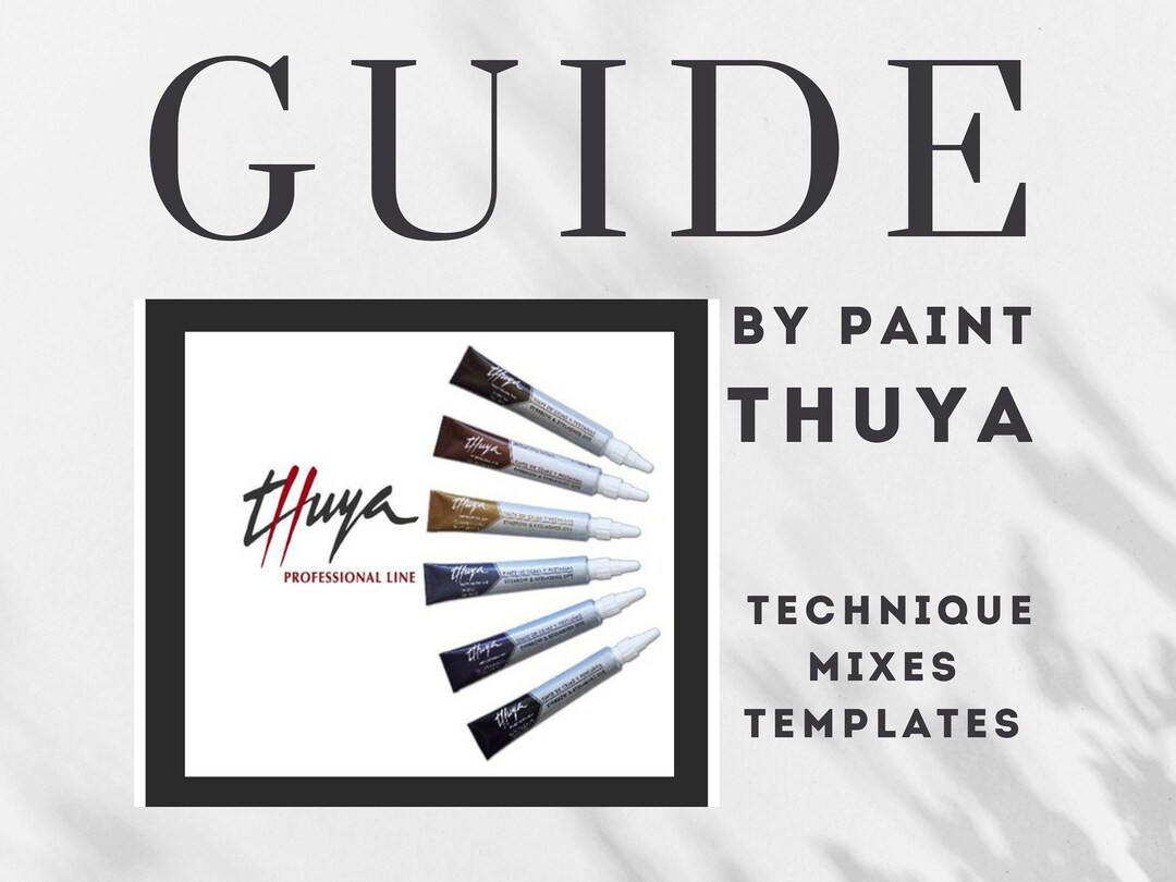 Eyebrow Tinting Guide for Beginners and Professional Manual Thuya PDF File - Etsy