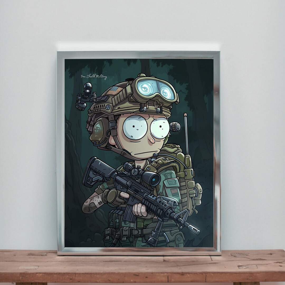 Printable Instant Digital Download of Tactical Combat Morty From Rick ...