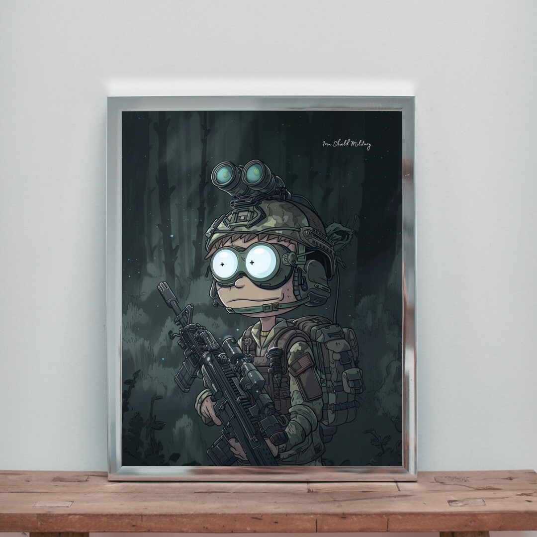 Printable Instant Digital Download of Tactical Combat Morty From Rick ...