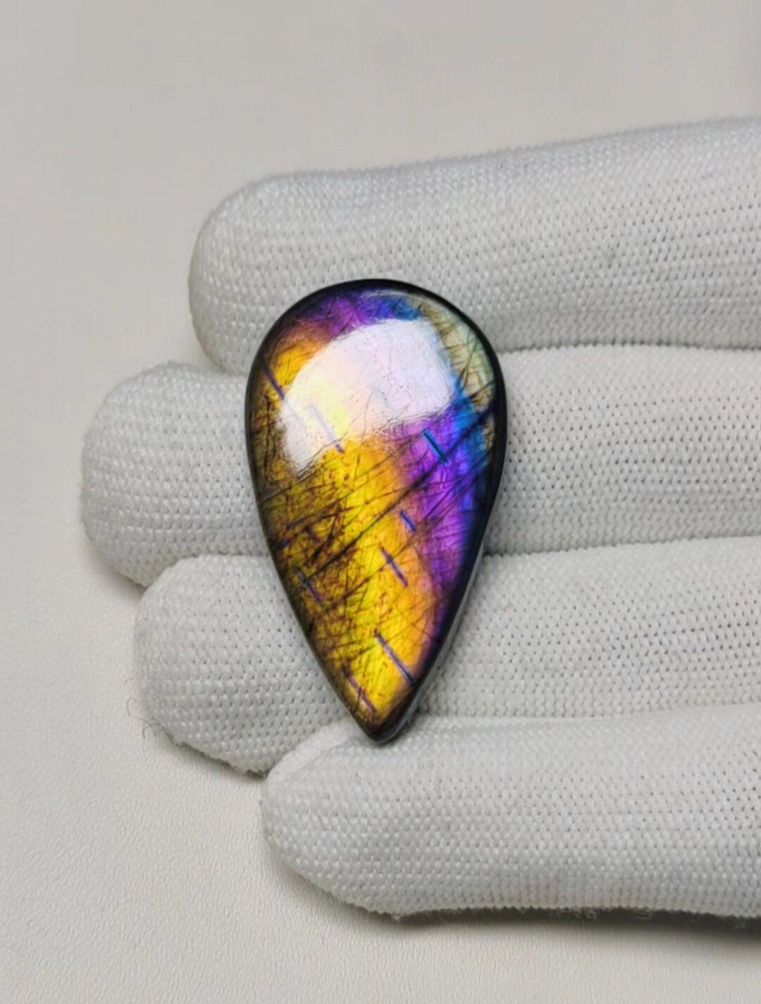 High Grade AAA Quality Rainbow Flashy Spectrolite Labradorite Cabochon ...