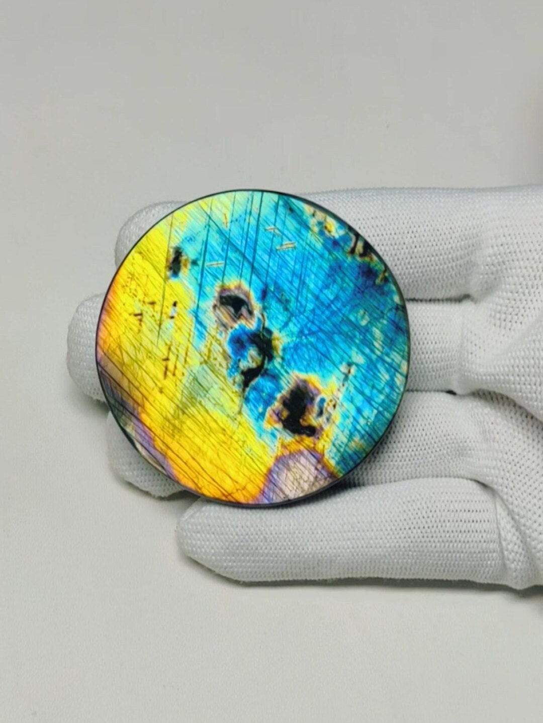 Very Attractive Big Size AAA+ Quality Rainbow Spectrolite Cabochon ...