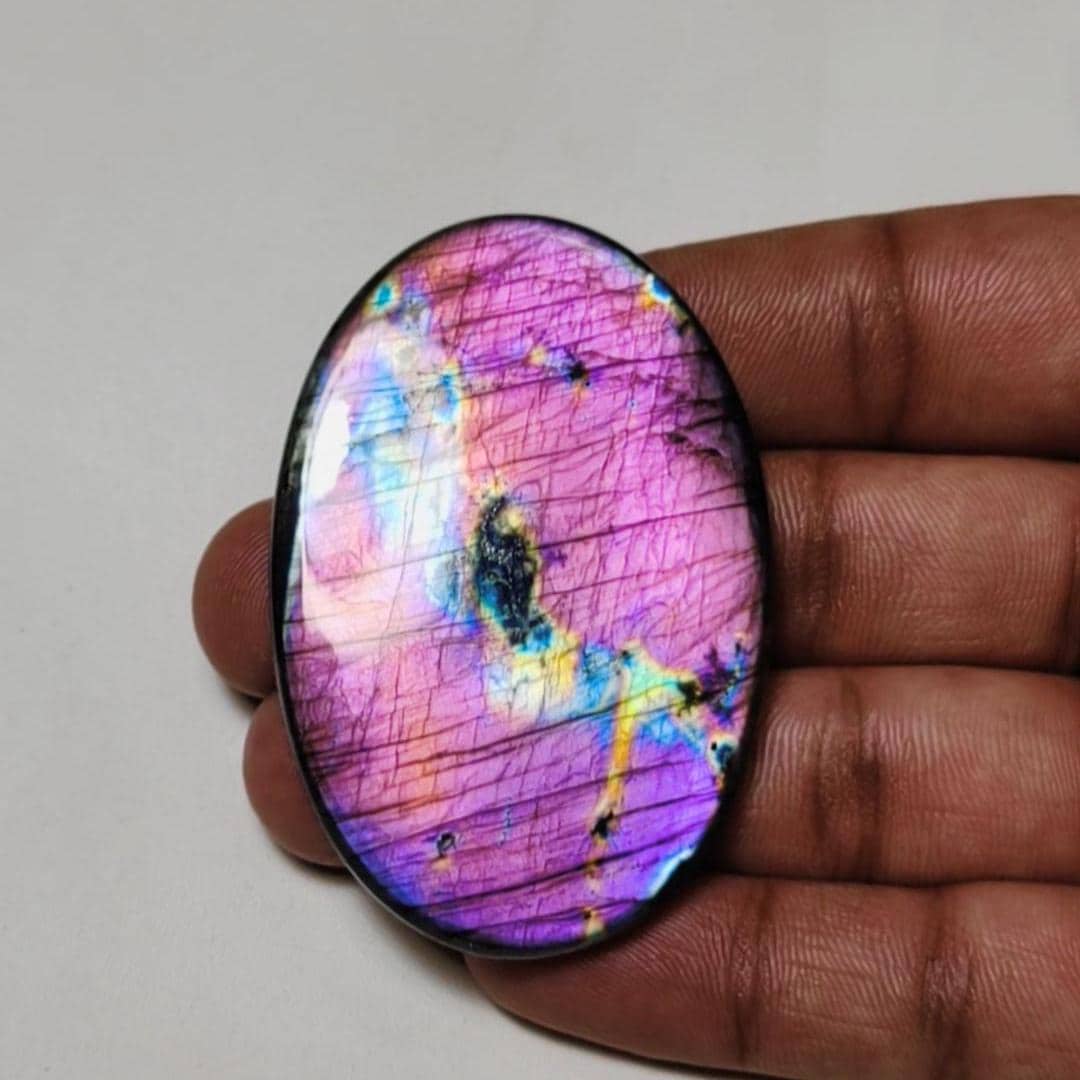 Gorgeous!! AAA++ Quality Rainbow Purple Flashy Spectrolite Labradorite ...