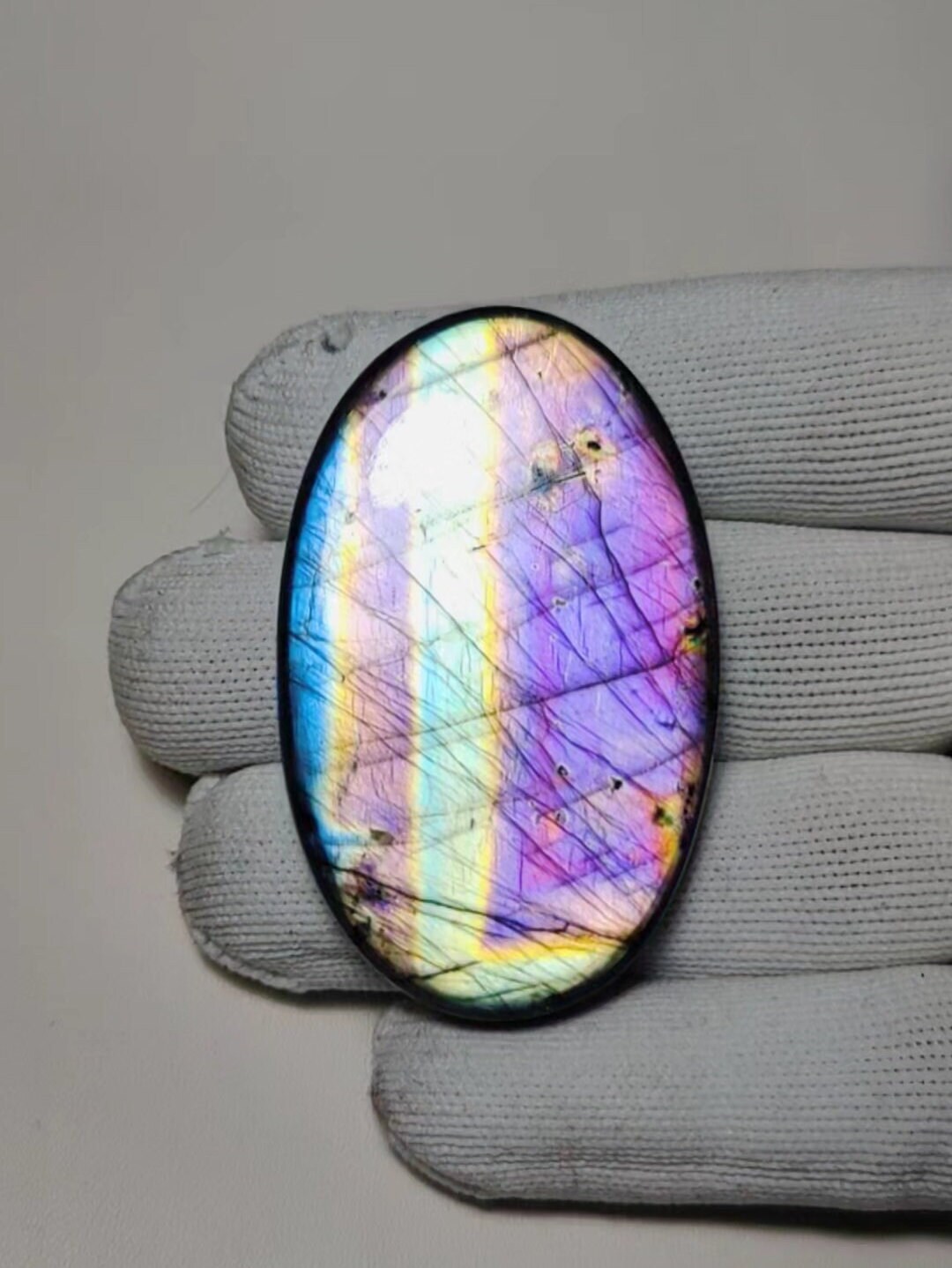 Very Attractive AAA+ Quality Rainbow Spectrolite Cabochon / Unique ...