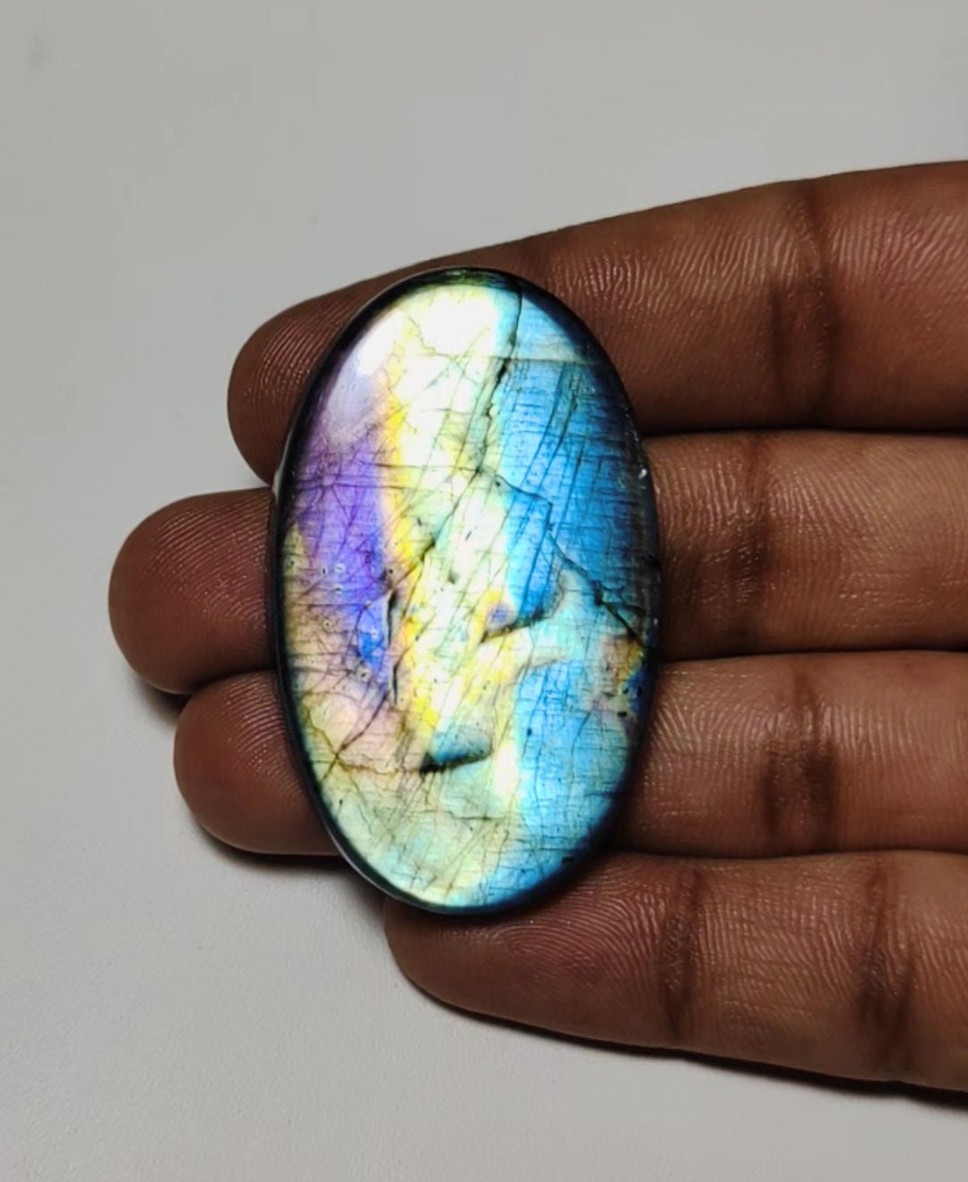 Amazing!! AAA++ Quality Rainbow Flash Spectrolite Labradorite Cabochon ...