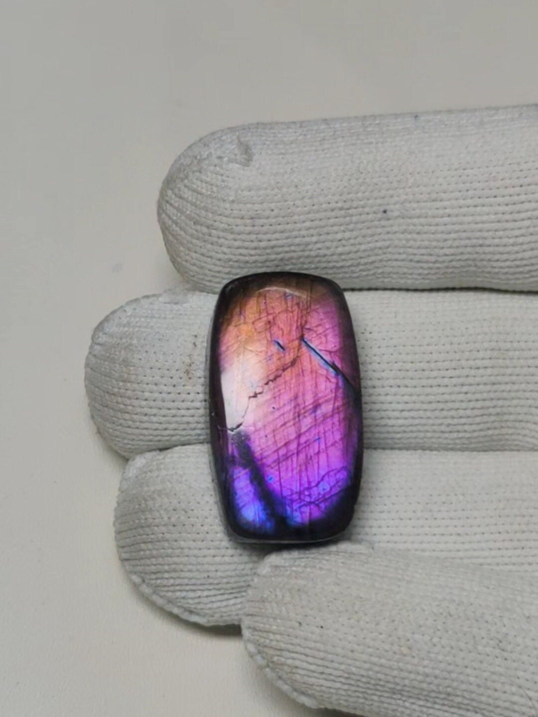 AAA Grade Rainbow Spectrolite Labradorite Cabochon / Unique Labradorite ...