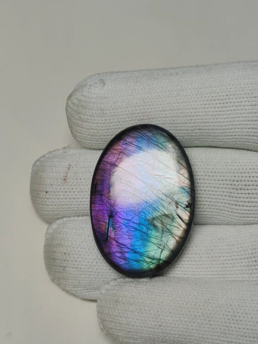 High Grade Rainbow Spectrolite Labradorite Cabochon / Unique ...
