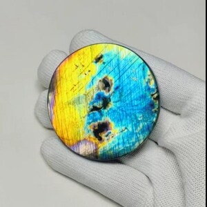 Very Attractive Big Size AAA+ Quality Rainbow Spectrolite Cabochon ...