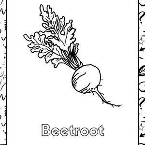Printable Colouring Pages for Children - 13 Pages - Vegetables - Etsy