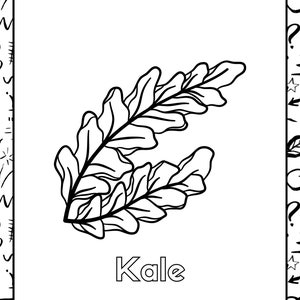 Printable Colouring Pages for Children - 13 Pages - Vegetables - Etsy