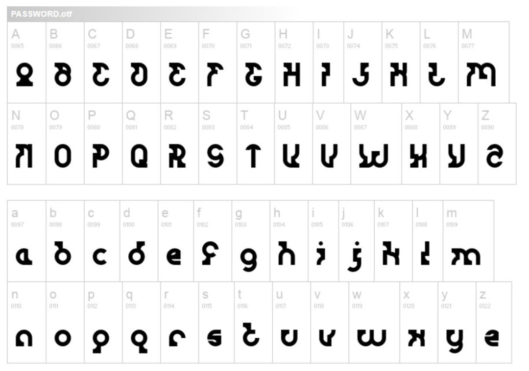 Password Font Handwritten Font Cricut Fonts - Etsy