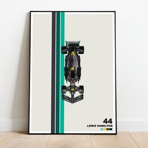 Mercedes F1 Poster Mercedes F1 Car 2023 Lewis Hamilton - Etsy