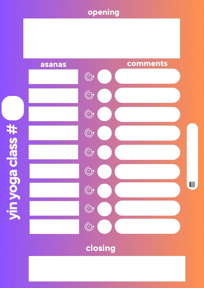 YIN YOGA ASANAS - Etsy