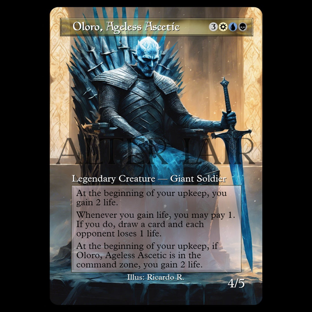 Oloro, Ageless Ascetic MTG Custom Cards , Commander Alternate Art Magic ...