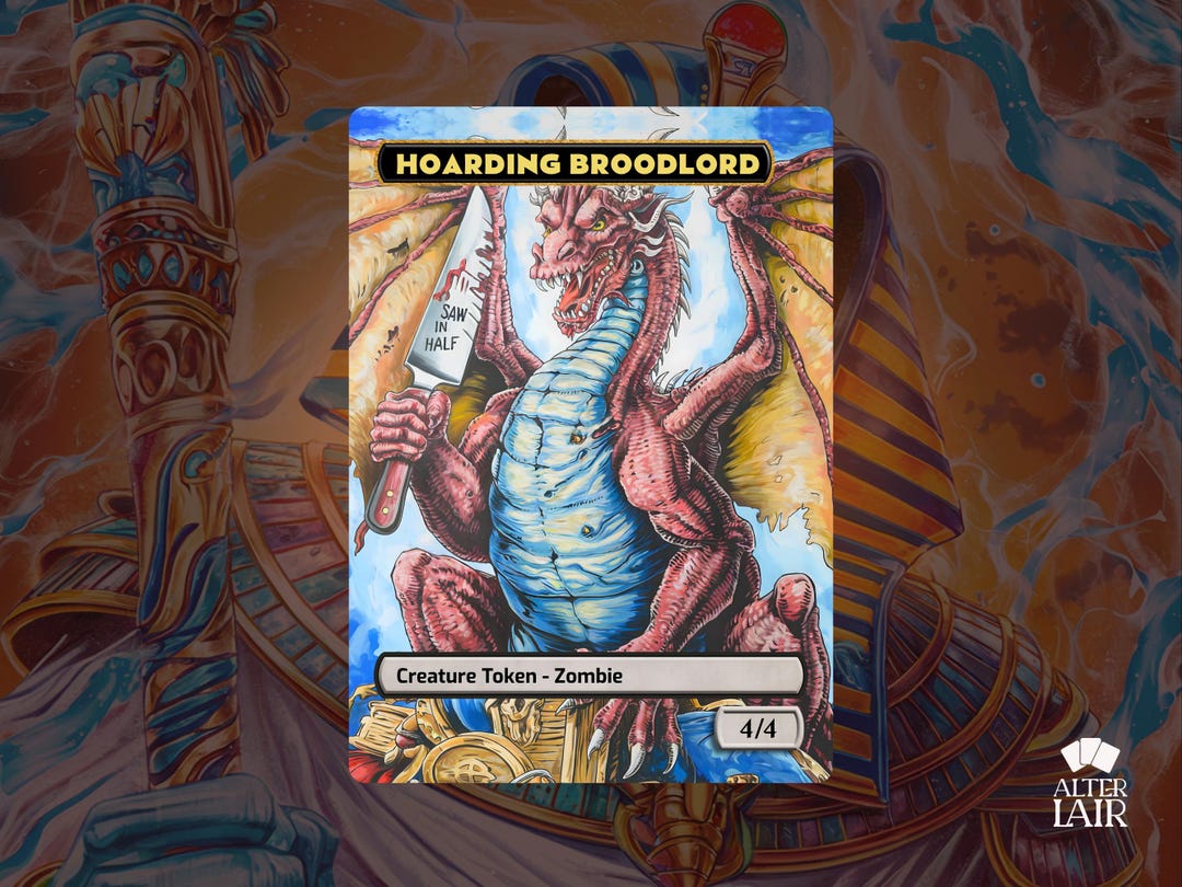 Pre-order - Hashaton Hoarding Broodlord 4/4 Zombie Token Foil/non Foil ...