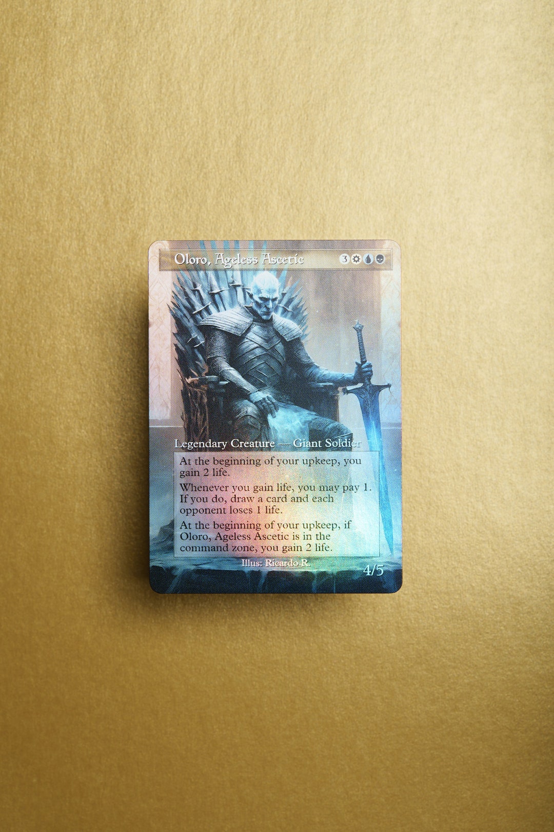 FOIL Oloro, Ageless Ascetic MTG Custom Cards , Commander Alternate Art ...