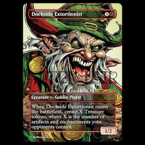 Dockside Extortionist MTG Custom Cards, Commander Alternate Art Magic ...