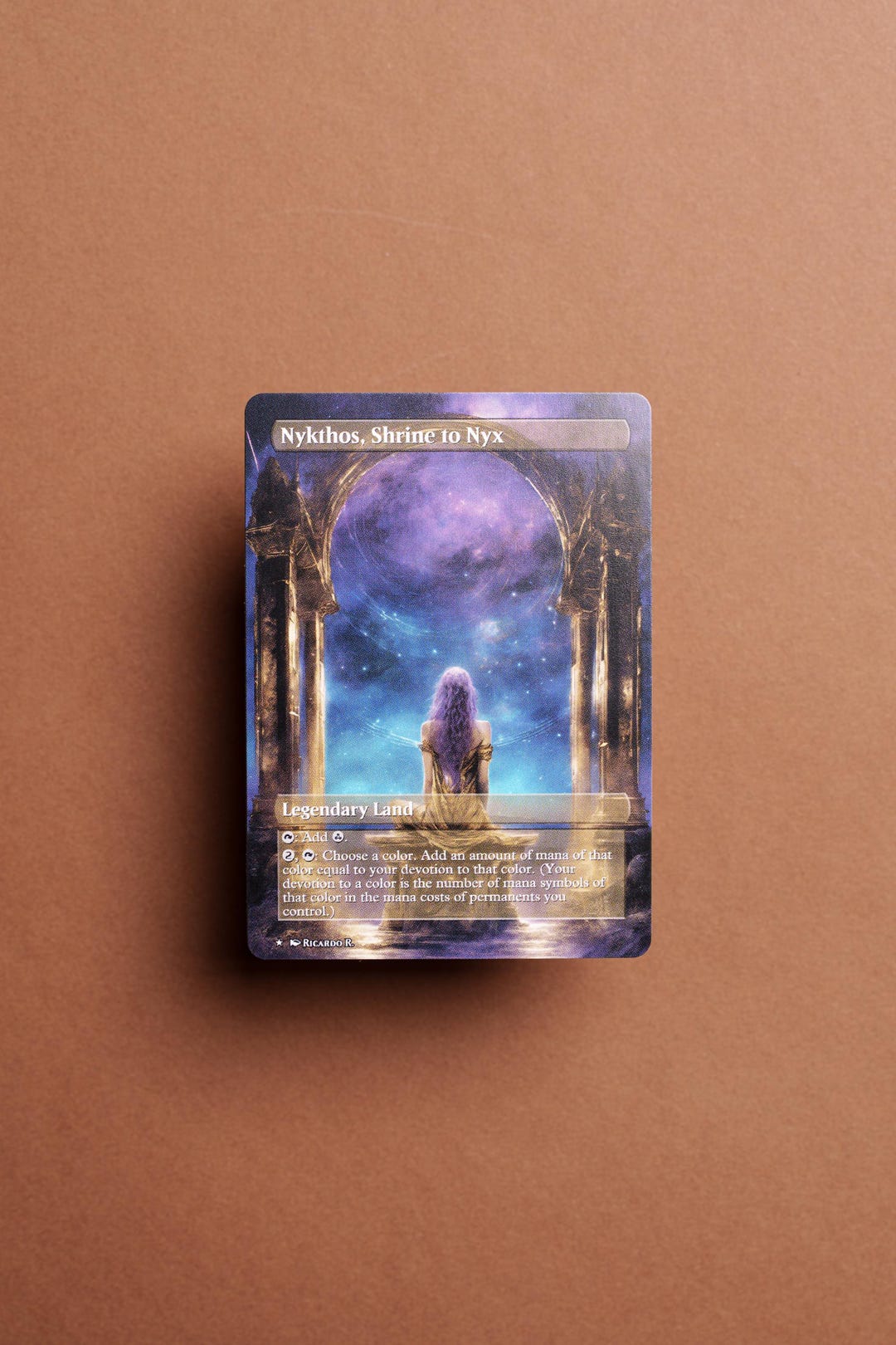 Nykthos, Shrine to Nyx MTG Custom Cards , Commander Alternate Art Magic ...