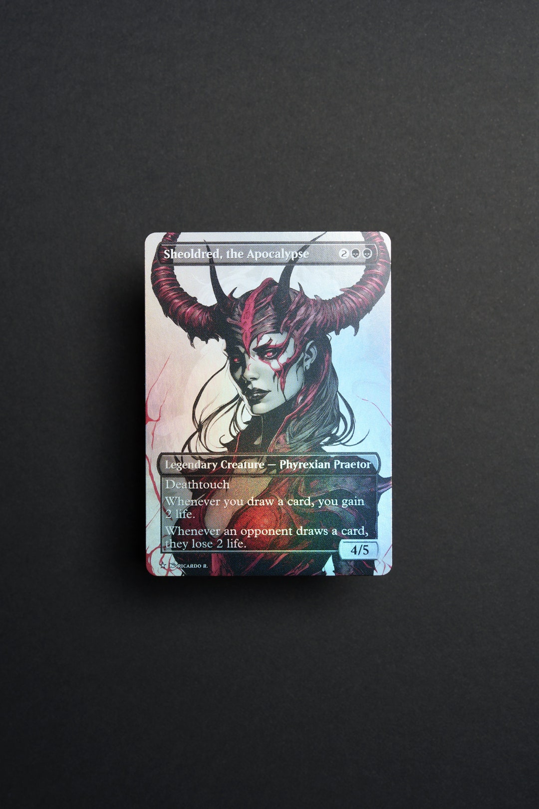 FOIL Sheoldred, the Apocalypse MTG Custom Cards , Commander Alternate ... FOIL Sheoldred, the Apocalypse MTG Custom Cards , Commander Alternate ...