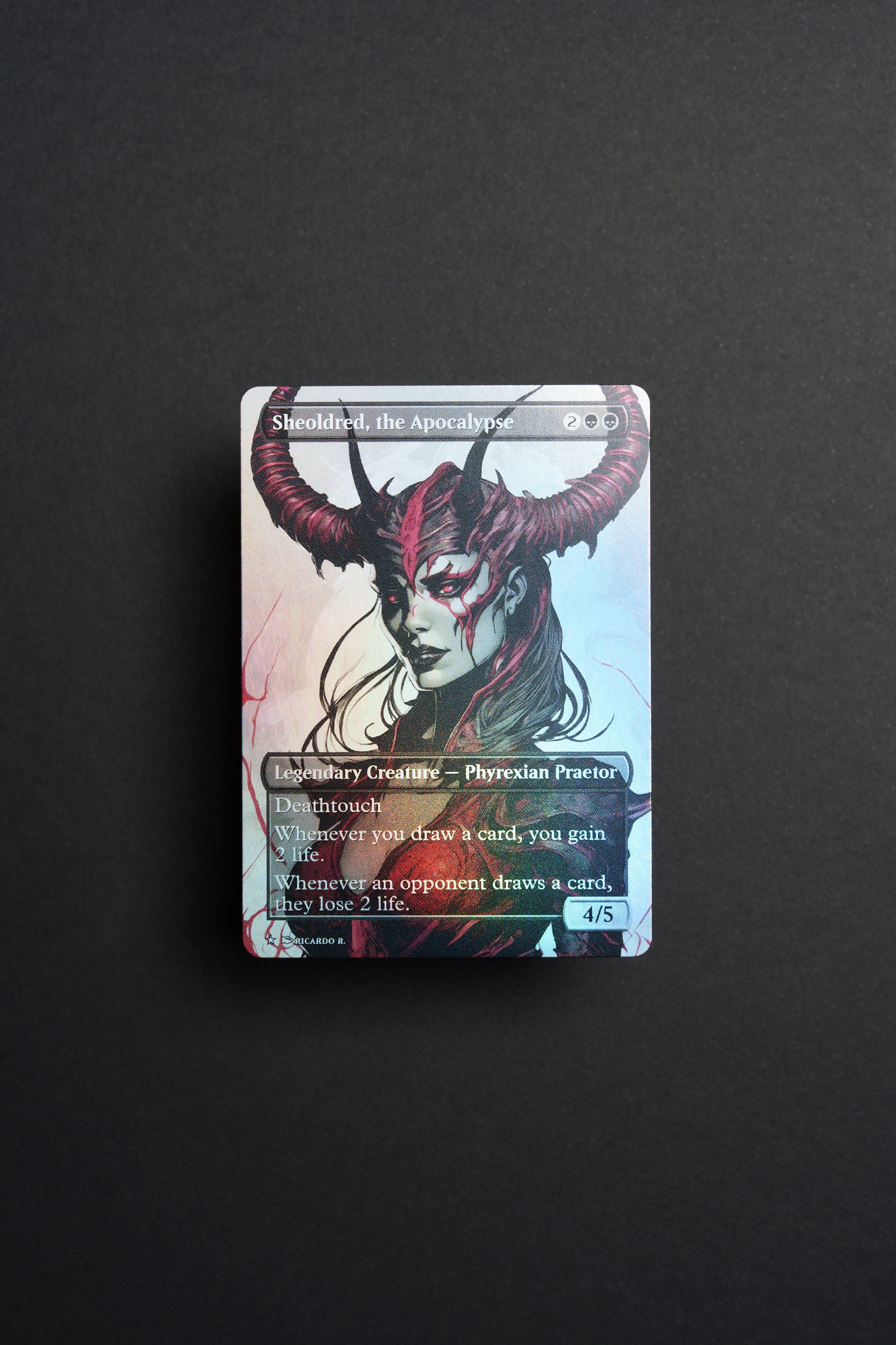 FOIL Sheoldred, the Apocalypse MTG Custom Cards , Commander Alternate ...