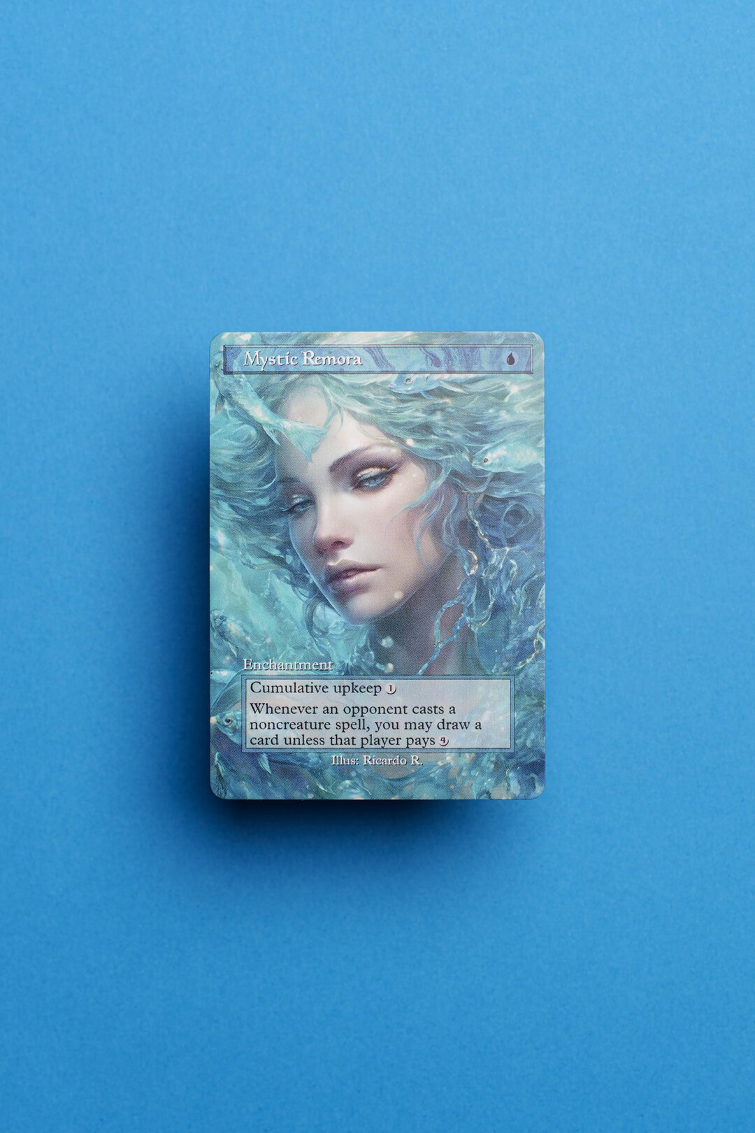 Mystic Remora MTG Custom Cards, Commander Alternate Art Magic MTG Alters Full Art - Etsy