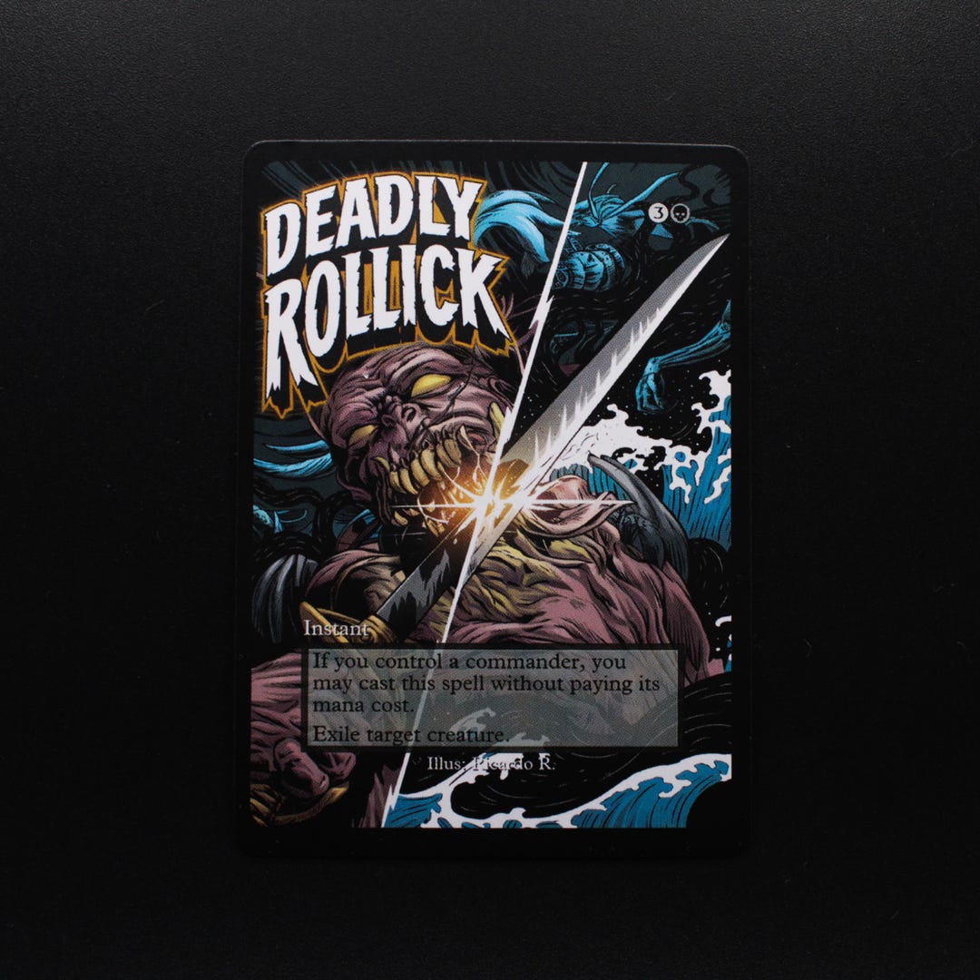 Deadly Rollick MTG Custom Cards, Commander Alternate Art Magic MTG ...
