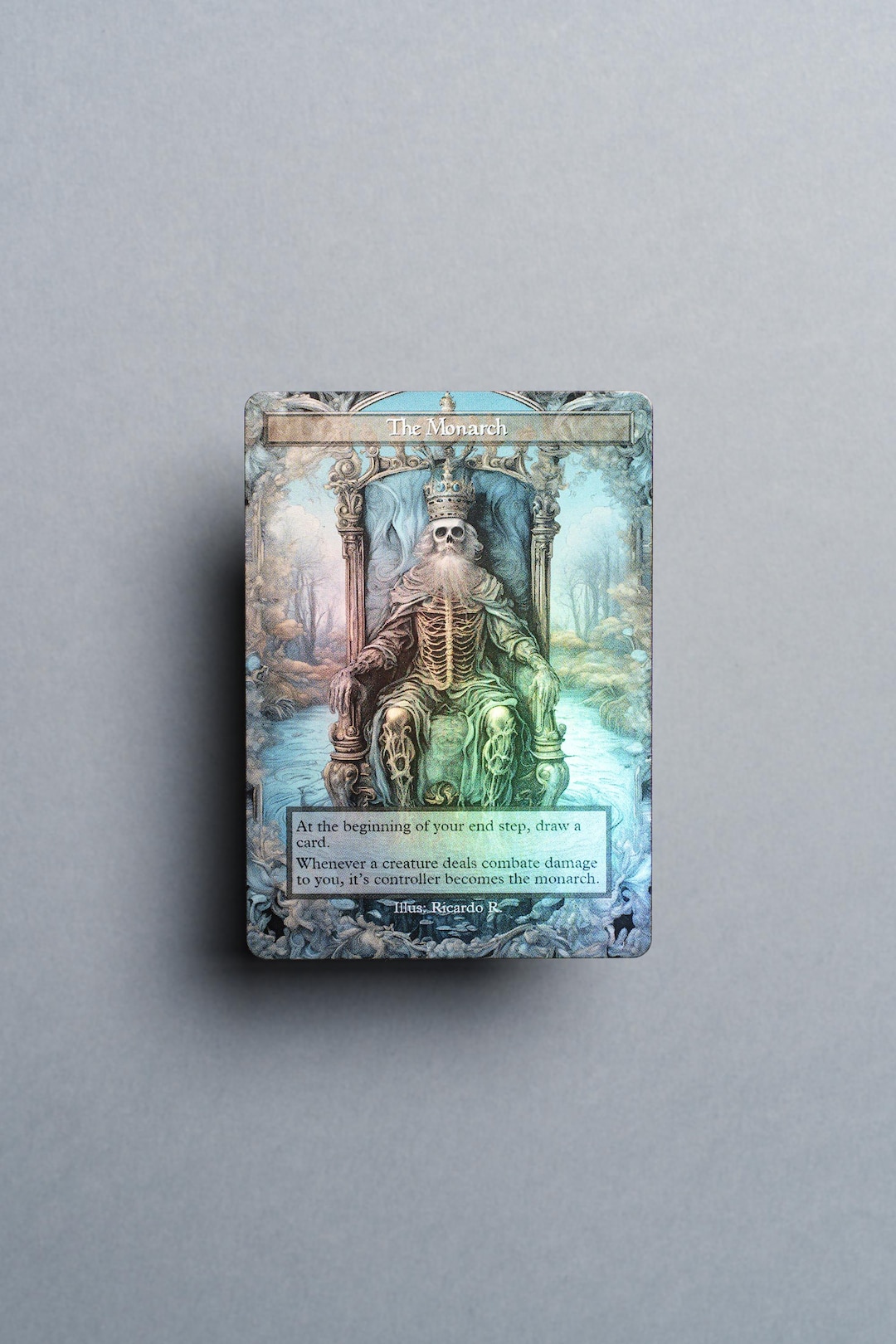 FOIL the Monarch Token MTG Custom Cards , Commander Alternate Art Magic ...