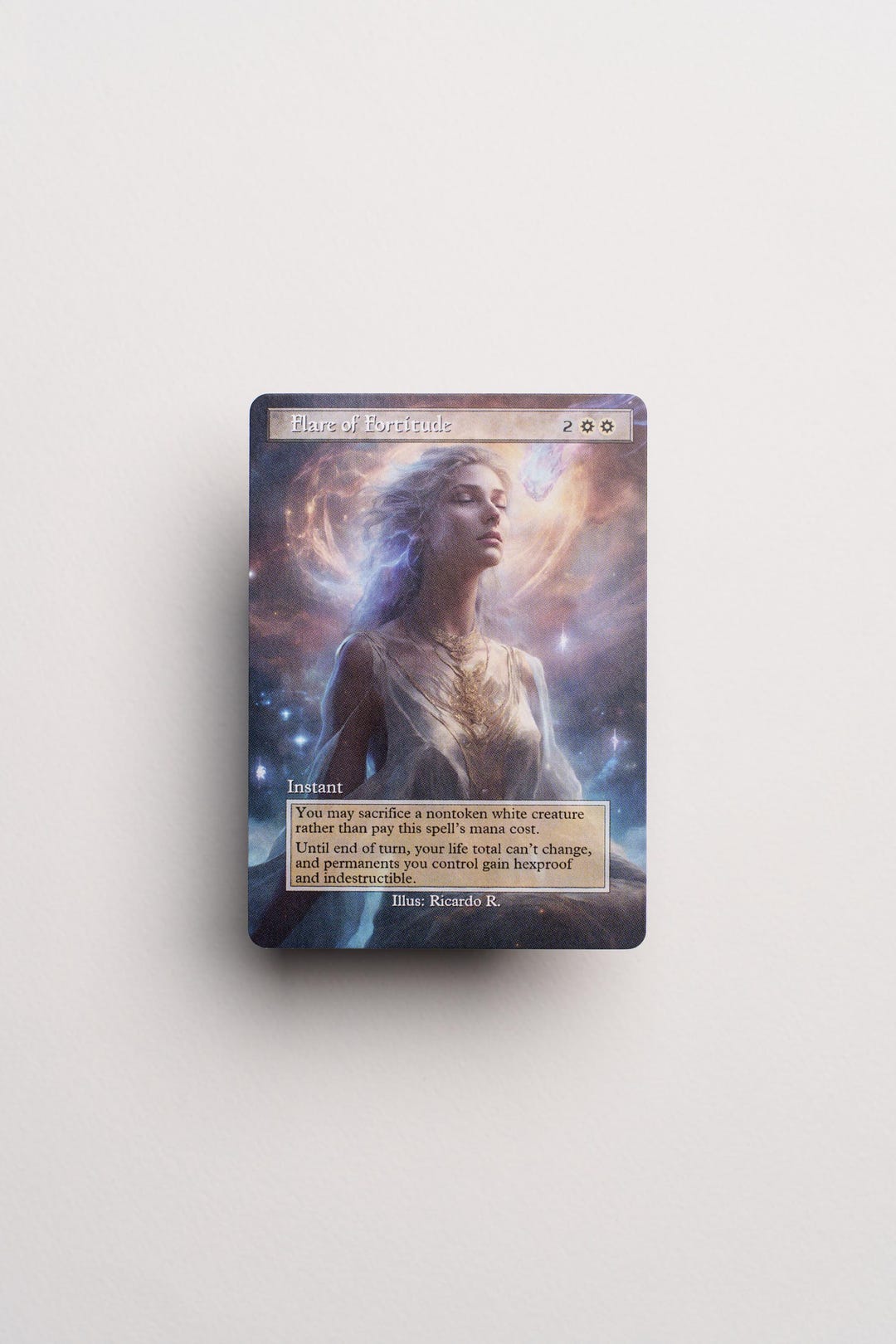 Flare of Fortitude MTG Custom Cards, Commander Alternate Art Magic MTG ...