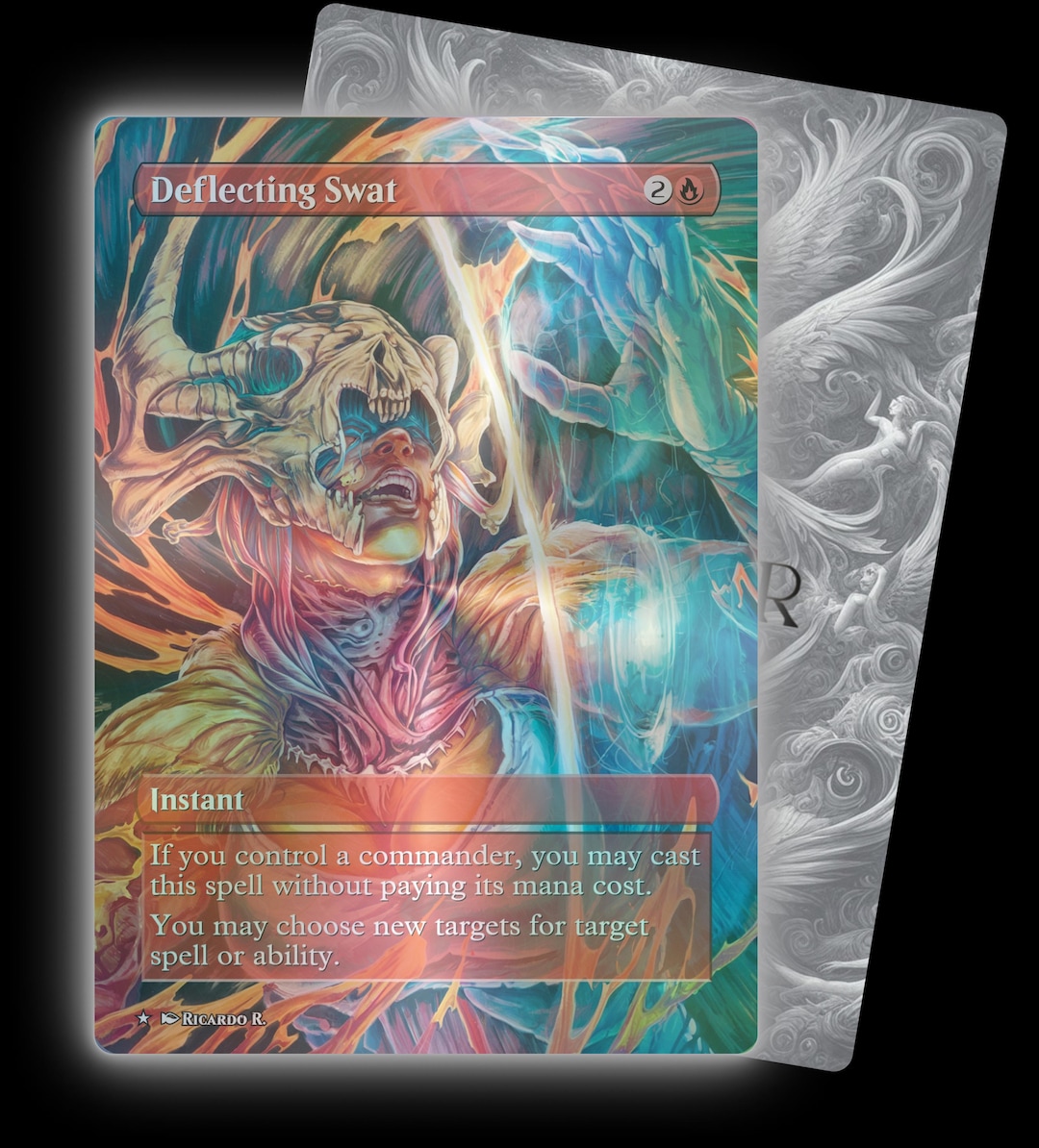 FOIL Deflecting Swat MTG Custom Cards, Commander Alternate Art Magic ...