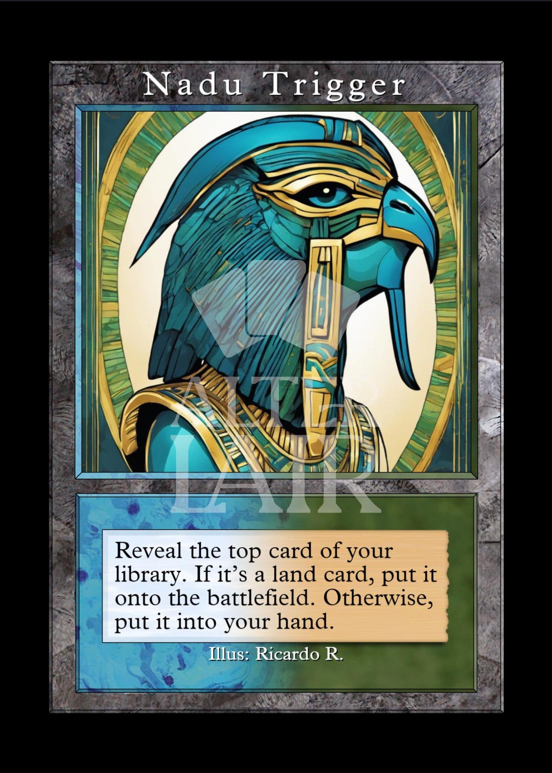 Nadu Trigger Token MTG Custom Cards , Commander Alternate Art Magic MTG ...