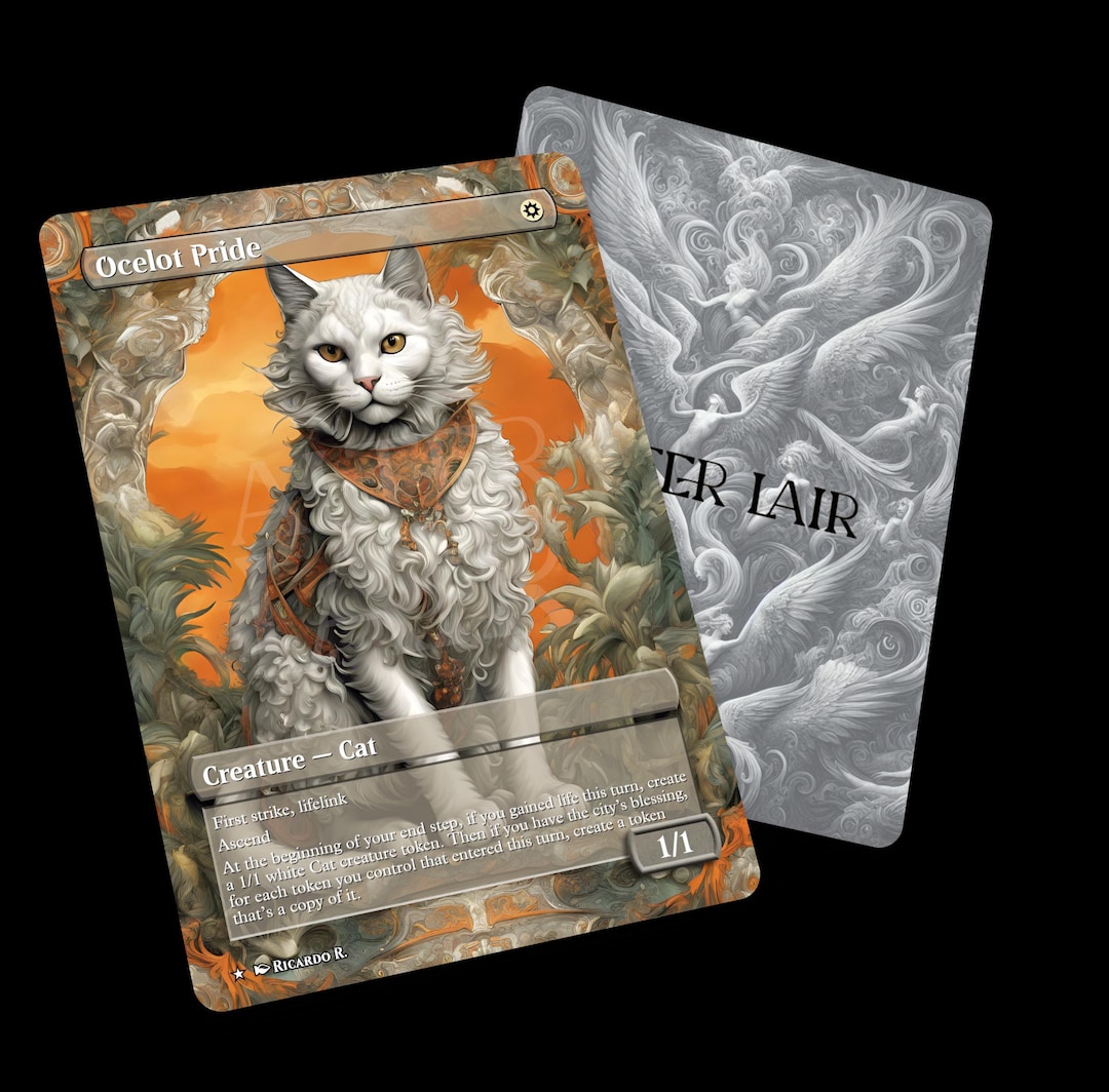 Ocelot Pride MTG Custom Cards, Commander Alternate Art Magic MTG Alters ...