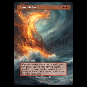 Powerbalance MTG Custom Cards, Commander Alternate Art Magic MTG Alters ...