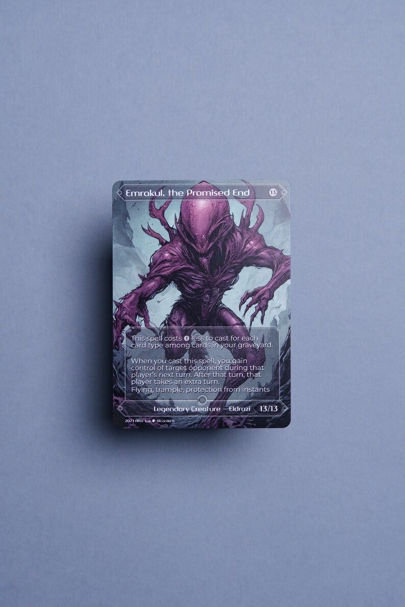 Emrakul, the Promised End MTG Custom Cards , Commander Alternate Art ...