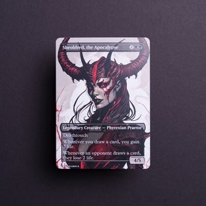 Sheoldred, the Apocalypse MTG Custom Cards , Commander Alternate Art ...