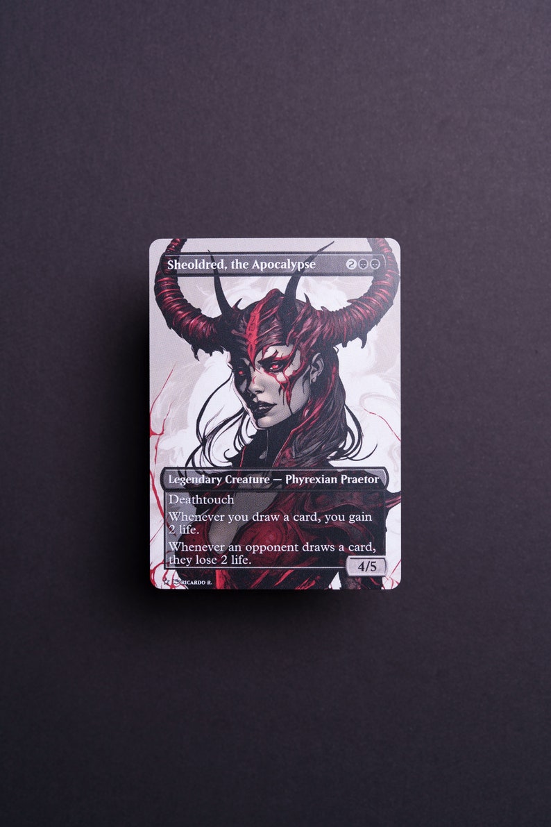Sheoldred, the Apocalypse MTG Custom Cards , Commander Alternate Art ...