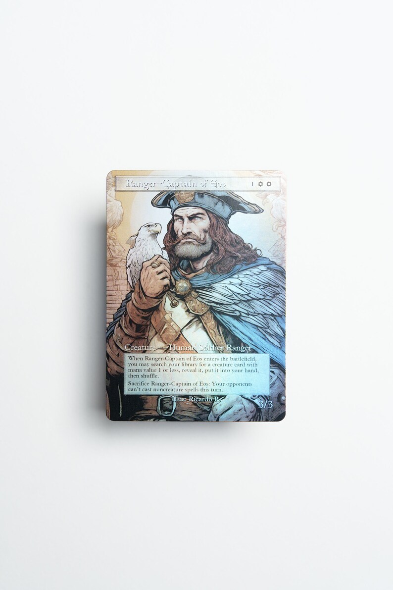 FOIL Ranger-captain of Eos MTG Custom Cards , Commander Alternate Art ...