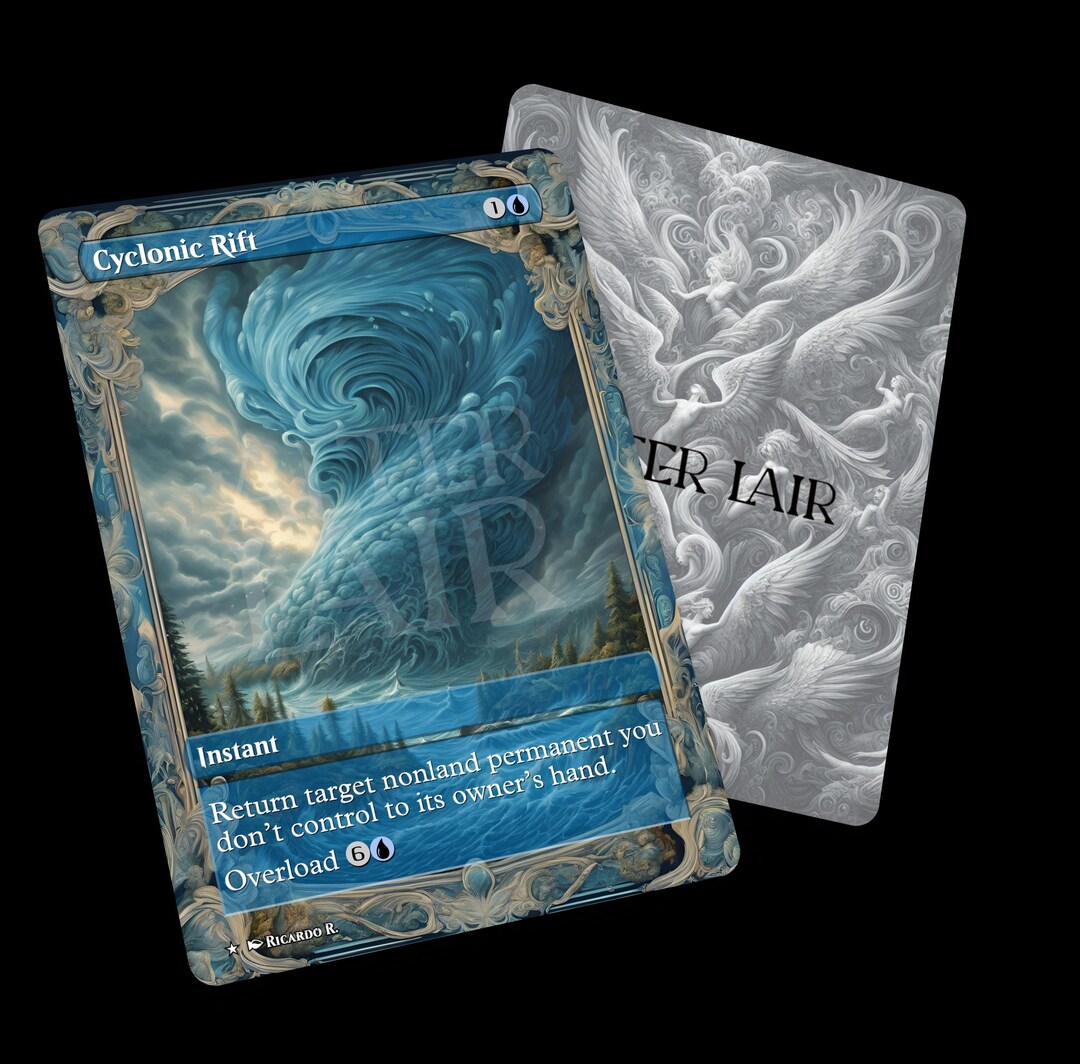 Pre Order Cyclonic Rift MTG Custom Cards , Commander Alternate Art ...