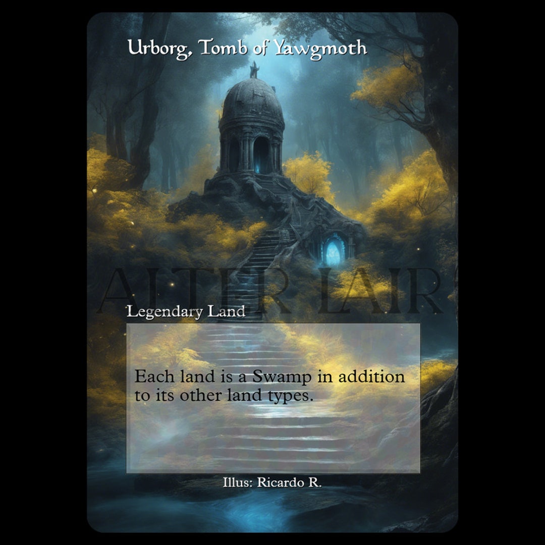 Urborg, Tomb of Yawgmoth MTG Custom Cards , Commander Alternate Art ...