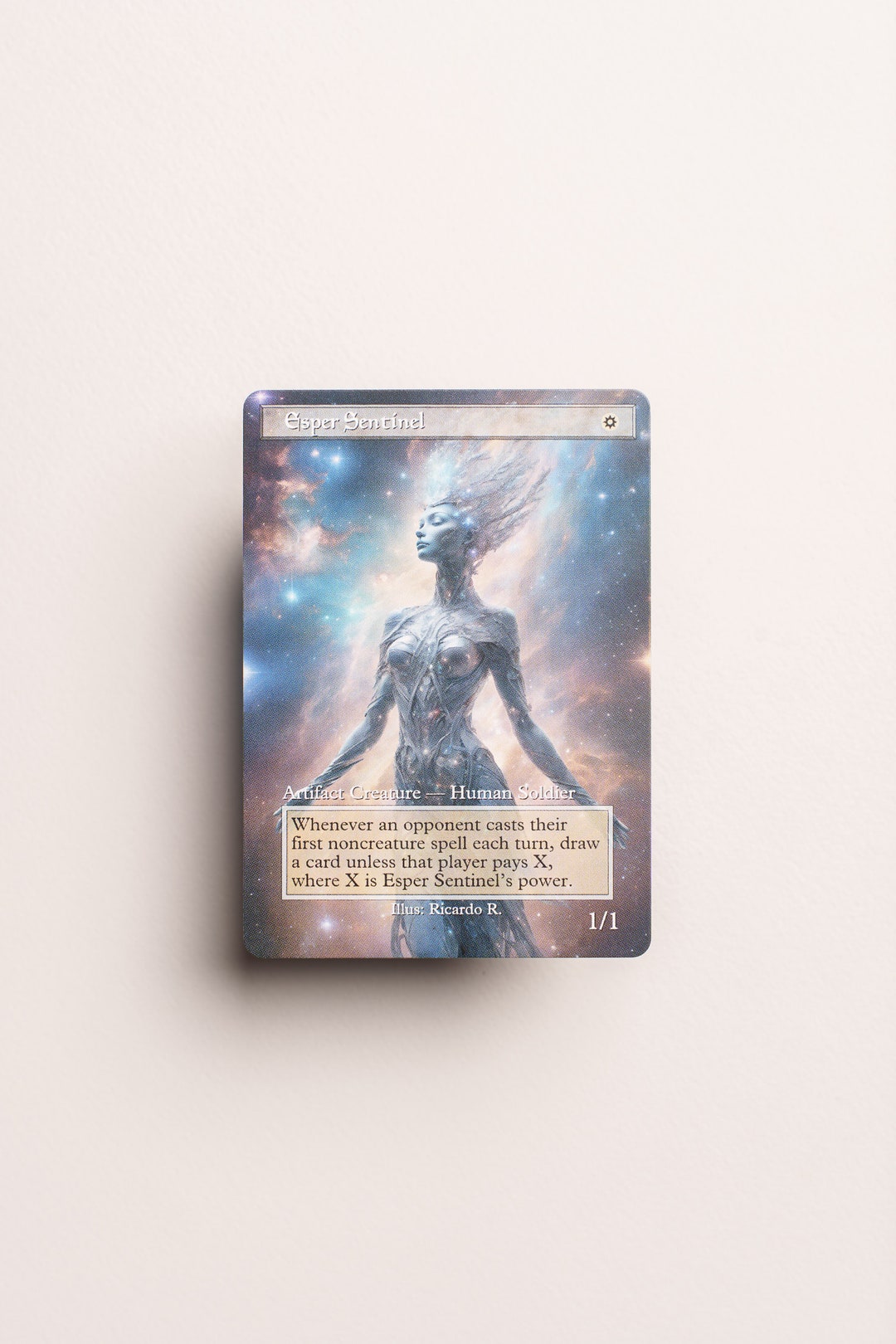 Esper Sentinel MTG Custom Cards, Commander Alternate Art Magic MTG ...