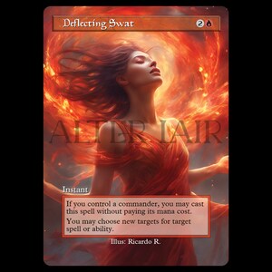Deflecting Swat MTG Custom Cards, Commander Alternate Art Magic MTG ...